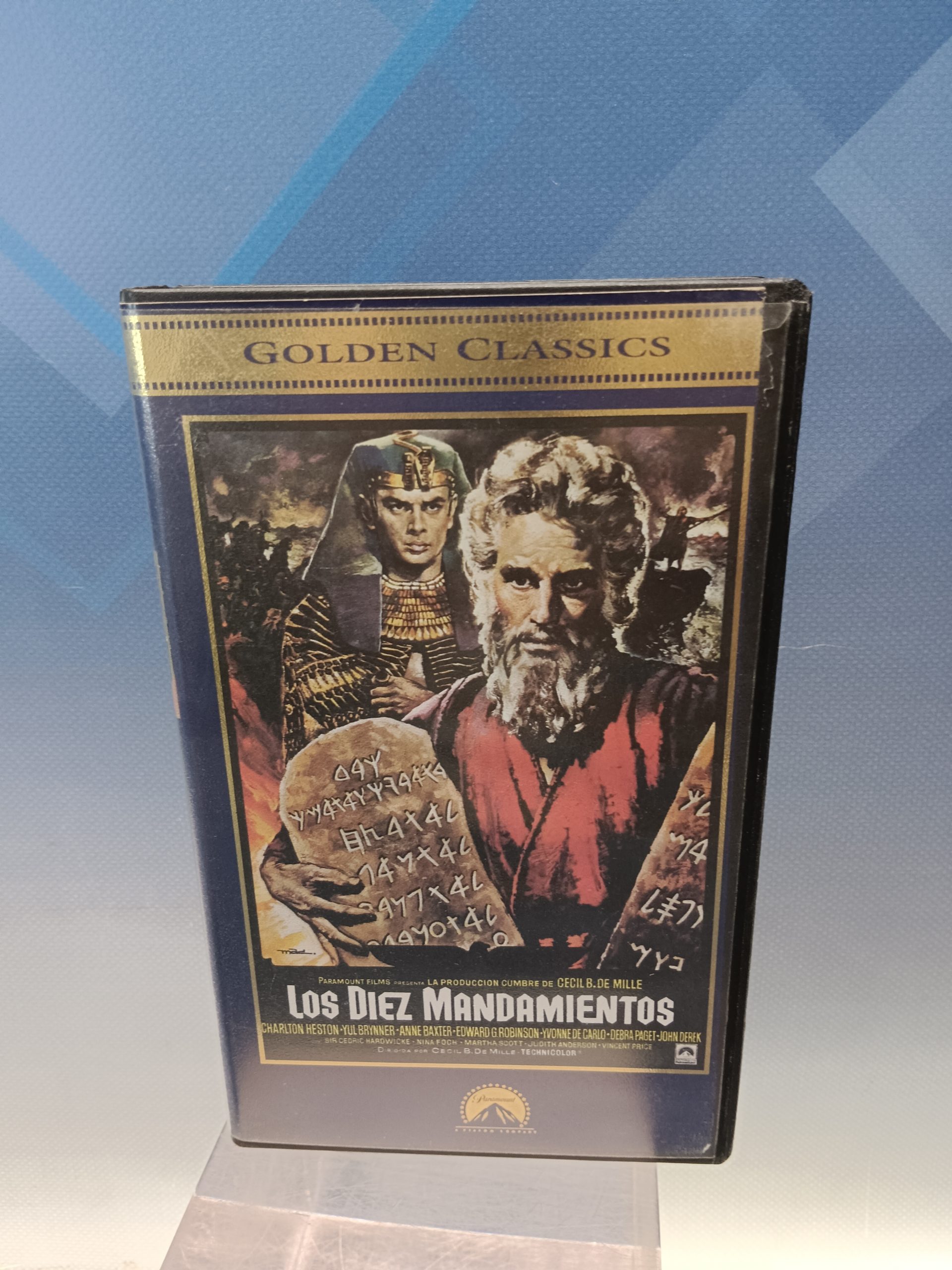 golden classics VHS LOS DIEZ MANDAMIENTOS - VendeloAmazing